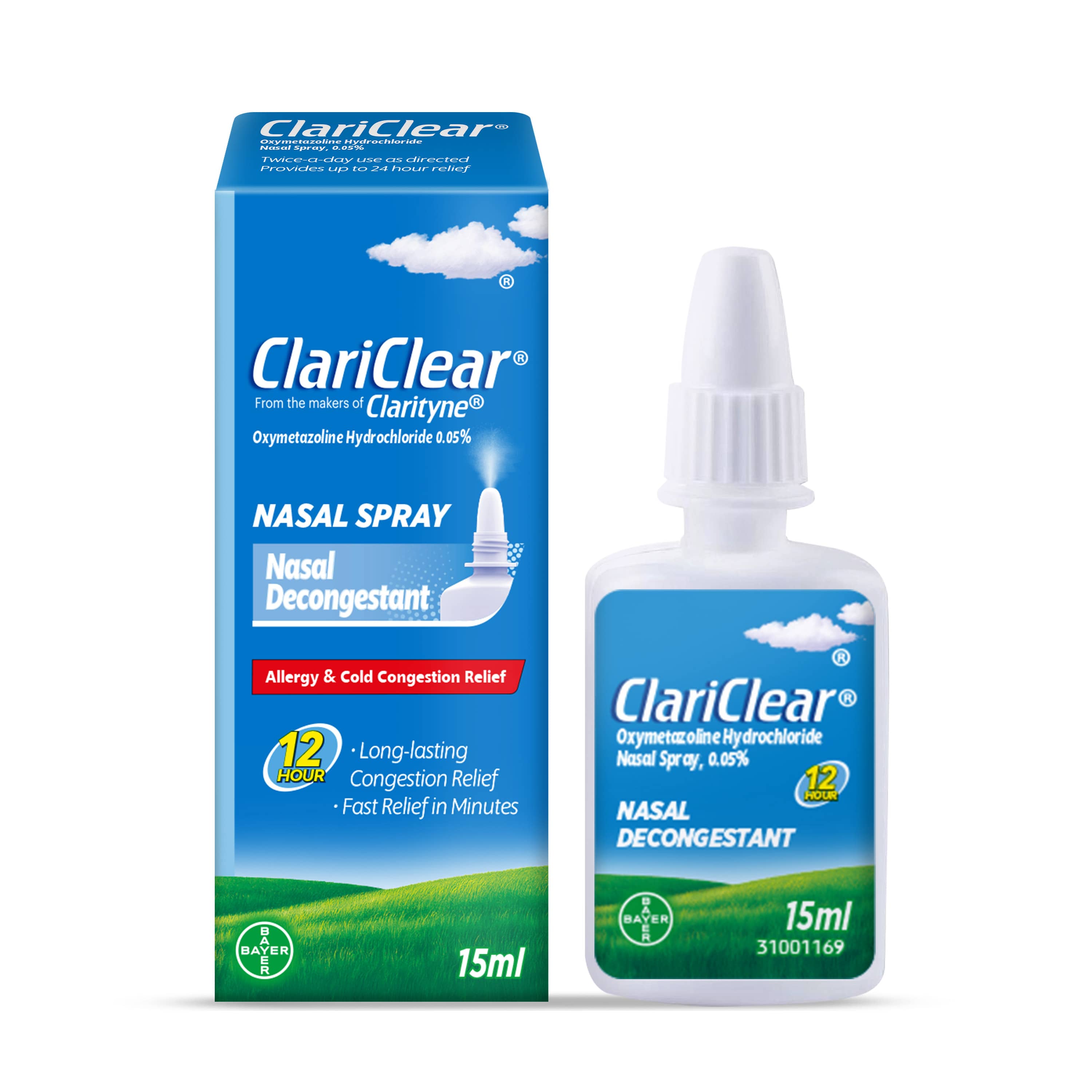 ClariClear® Nasal Spray | Blocked Nose Relief
